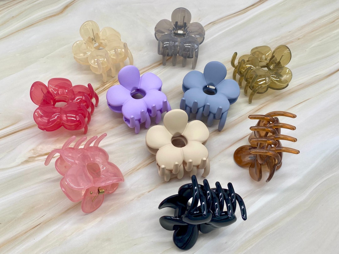 Large Flower Hair Clip, Daisy Flower Hair Claw Clip, Hair Claw Clips ...