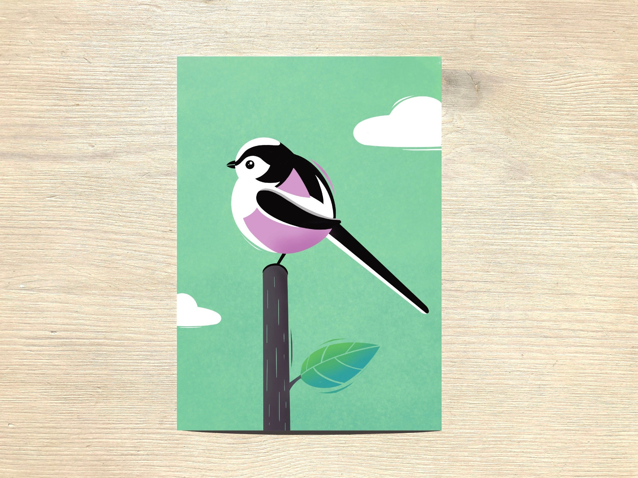 Postkarte Meise Postkarte Vogel Grußkarte Vogel Singvogel - Etsy.de