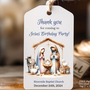 Editable Birthday Party for Jesus Invitation (digital Download) - Etsy