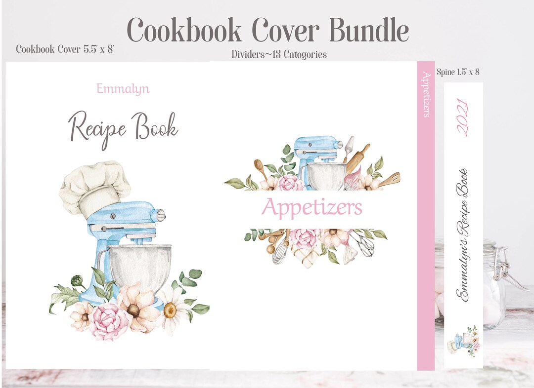 Family Recipe Binder Bundle Printable Digital Download and Fully ...