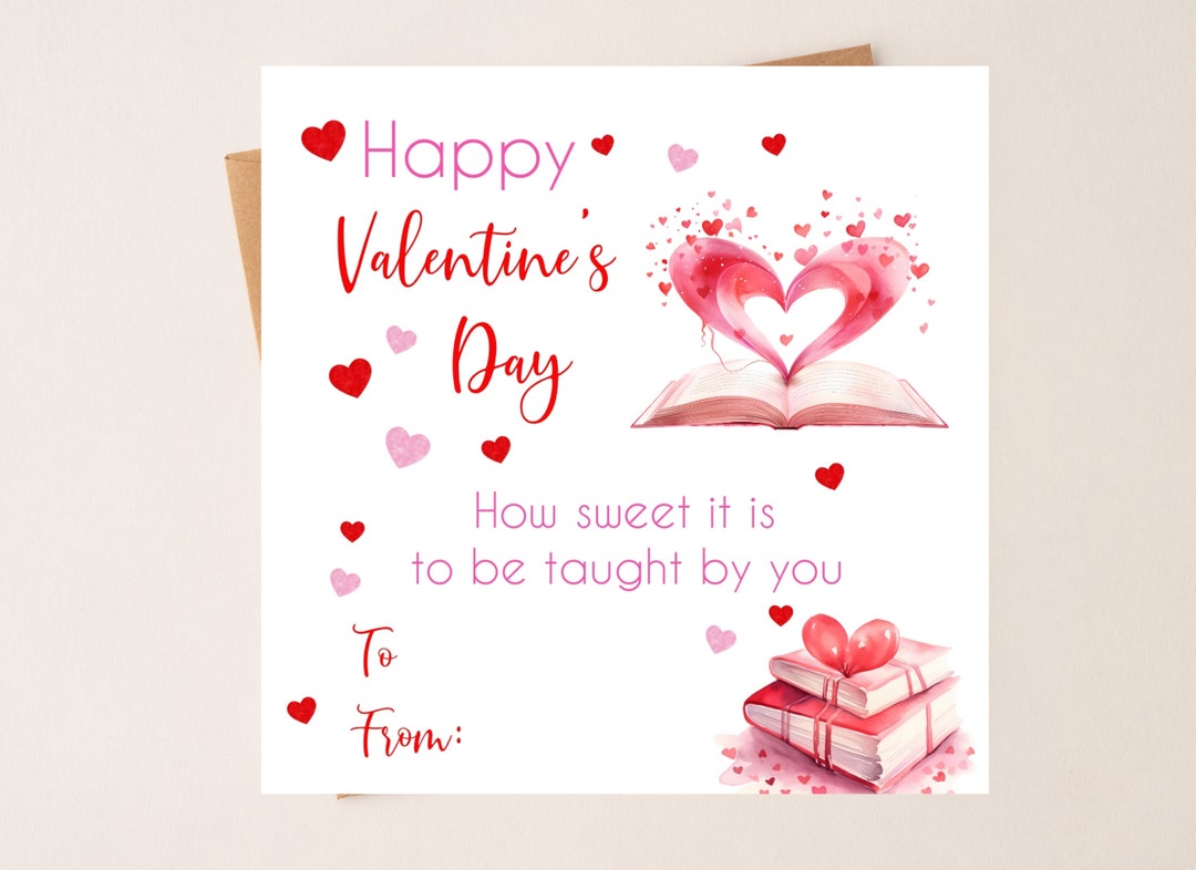 Editable Gift Tag for Teacher's / Valentine Gift Tag for Teacher ...