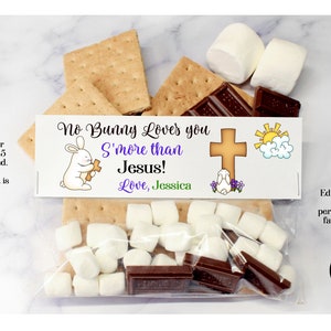 No Bunny Loves You Like Jesus! Favor Tag Topper, "no Bunny Loves You ...