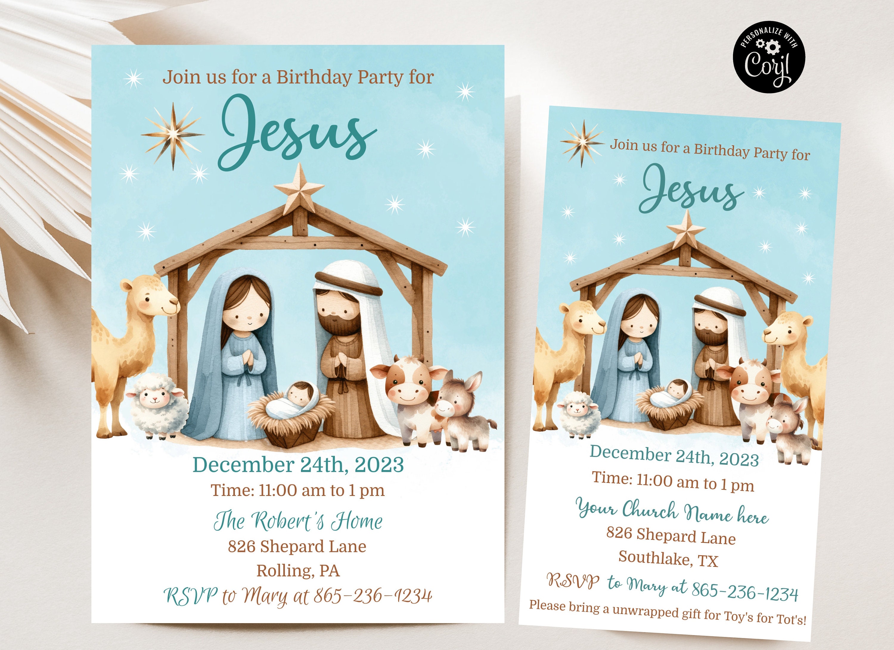 Religious Birthday Invitation For Adults