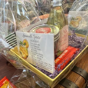 Limoncello Spritzer Recipe Card: Printable Cocktail Sign (digital ...