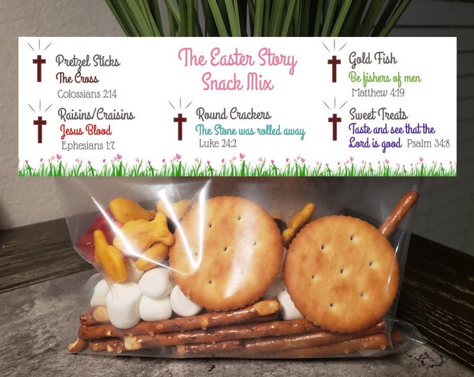 Easter Treat Topper for Holy Week Kids Resurrection Easter Story Holy ...