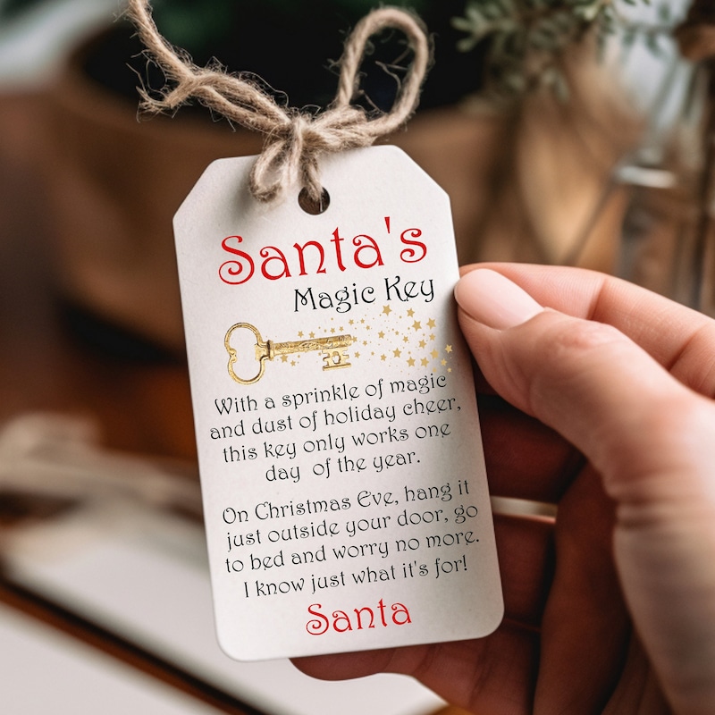 Santa Key - Etsy