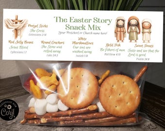 Easter Treat Topper for Holy Week Kids Resurrection Easter Story Holy ...