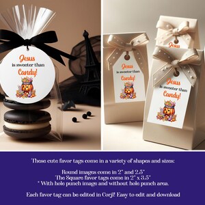Christian Halloween Tag: Love of Jesus Candy Favor (digital Download ...