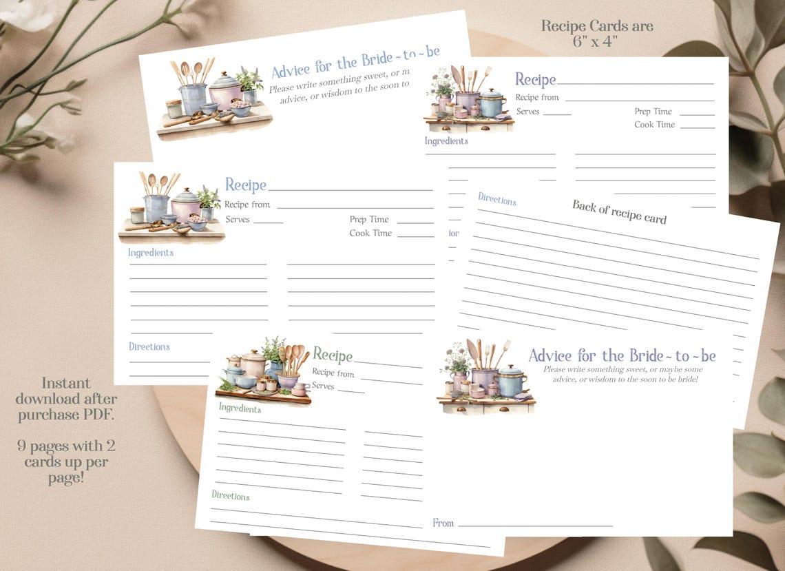 Stock the Kitchen Bridal Shower Invitation: Elegant Cooking Theme ...