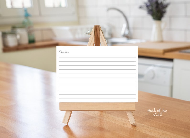 Printable Recipe Card: Bridal Shower Recipe (PDF Download) - Etsy