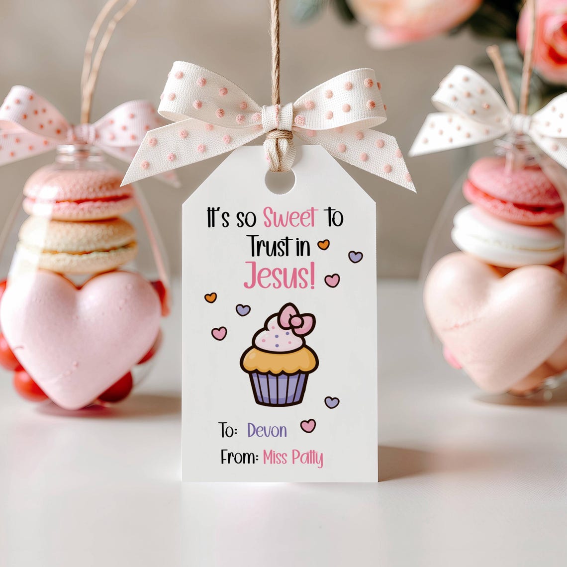 Christian Valentine's Day Treat Tag: It is Sweet to Trust in Jesus ...