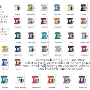 Personalized Cookbook Cover Spine and Back Cover Digital - Etsy