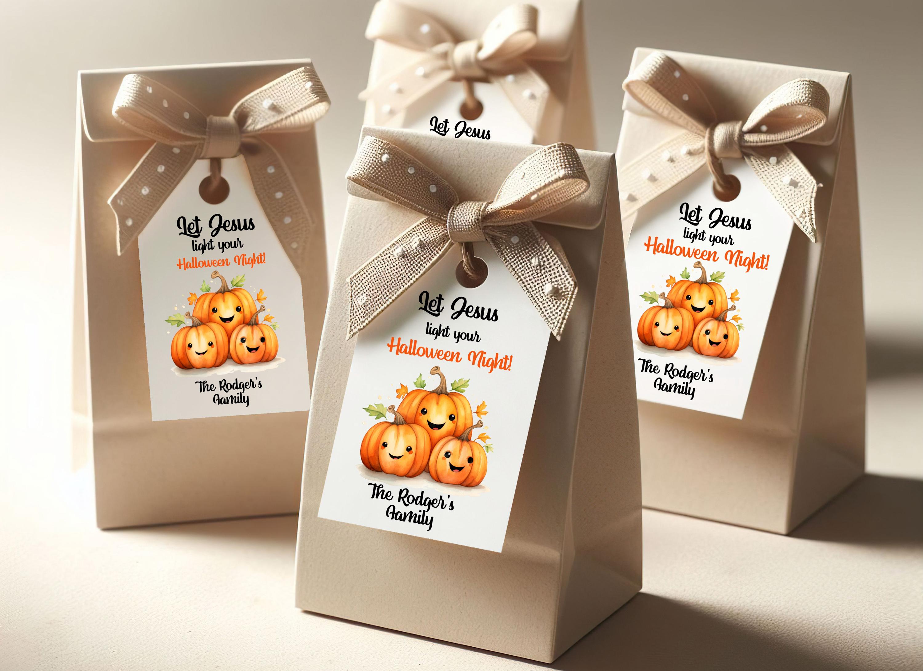 Editable Christian Halloween Favor Tags: Trunk or Treat (PDF) - Etsy
