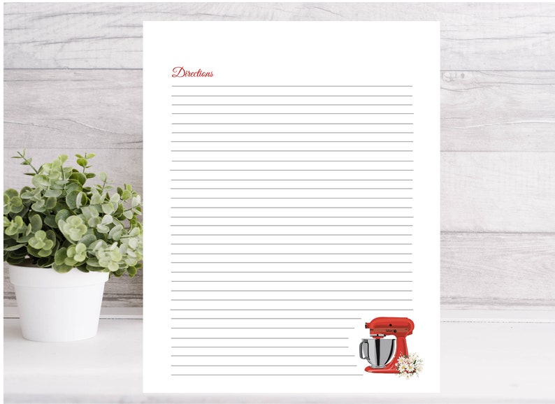 Personalized Cookbook Cover Spine and Back Cover Digital - Etsy