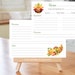 Thanksgiving Printable Recipe Card Download and Print Recipe - Etsy