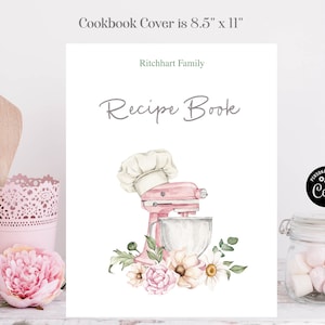 Custom Cook Book Cover 8.5 X 11 Includes Front, Back, Spine and 19 ...
