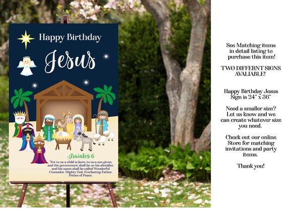 To Jesus Birthday Party Invitation 🎂#jesus #jesusbirthday #party