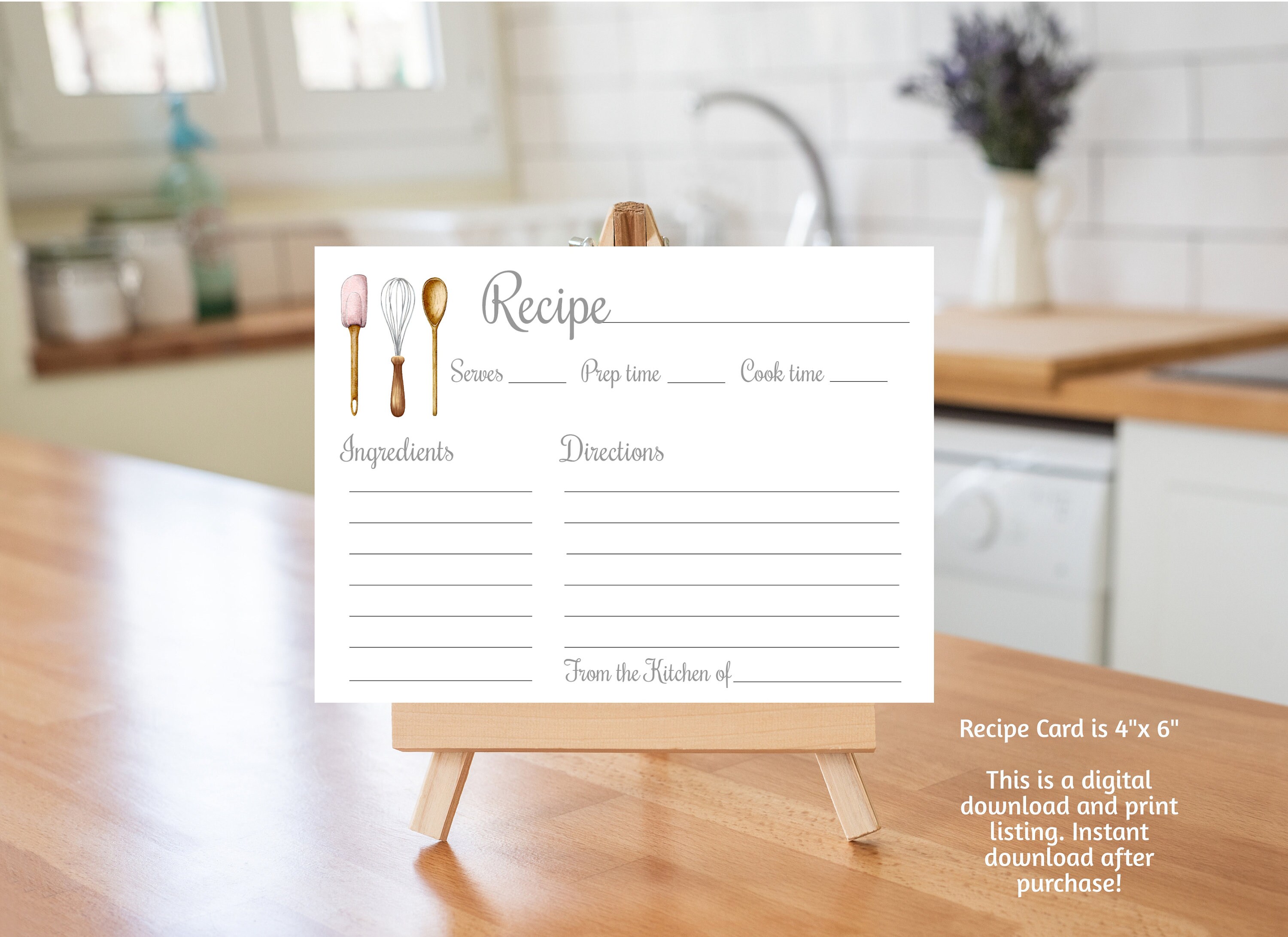 Personalized Cook Book Cover Editable Cookbook Cover - Etsy