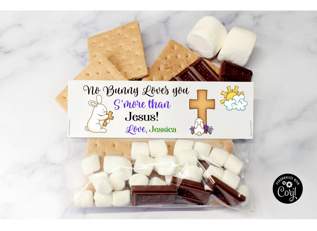 No Bunny Loves You Like Jesus! Favor Tag Topper, "no Bunny Loves You ...