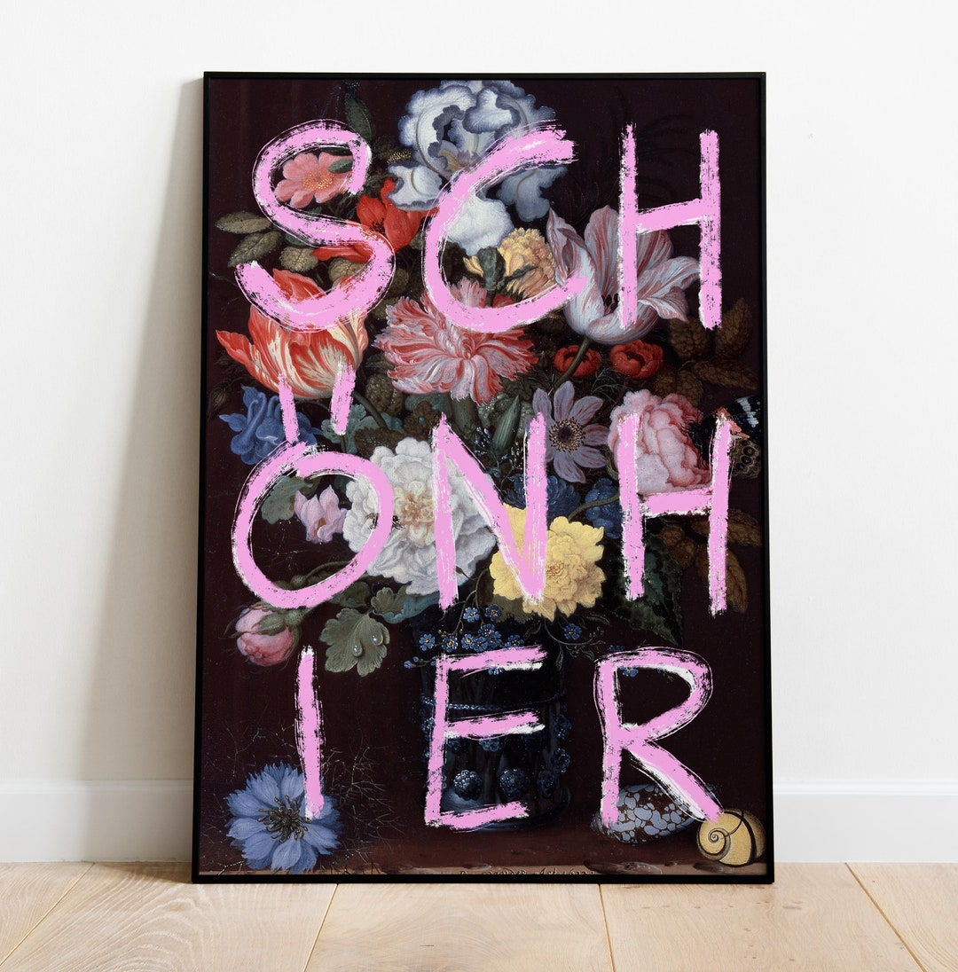 Poster Beautiful Here Typo Poster Poster for Living Room Housewarming ...