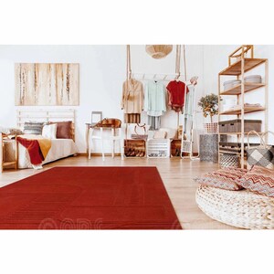 Rugs Thick and Soft Hand Embossed Cutting Beautiful Carpets for Living ...