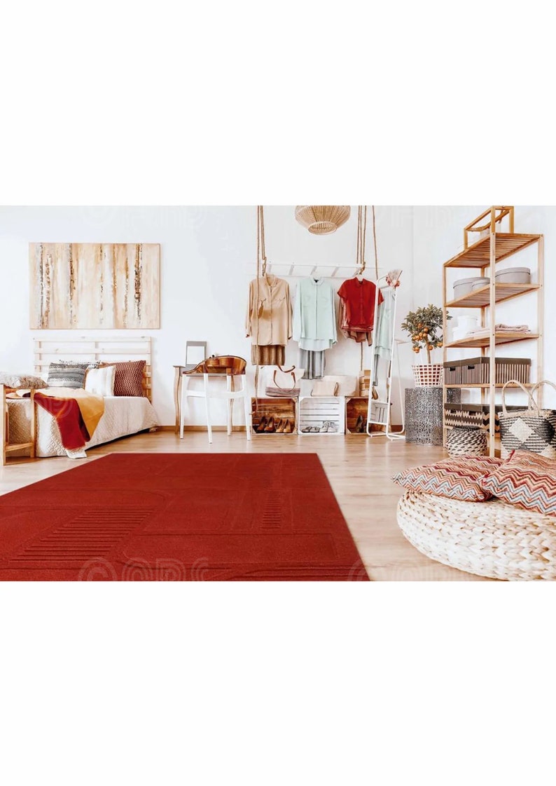 Rugs Thick and Soft Hand Embossed Cutting Beautiful Carpets for Living ...