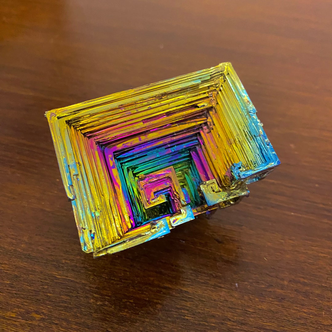 Beautiful Very Large Colorful Bismuth Crystal - Quantity - 1 - Size ...