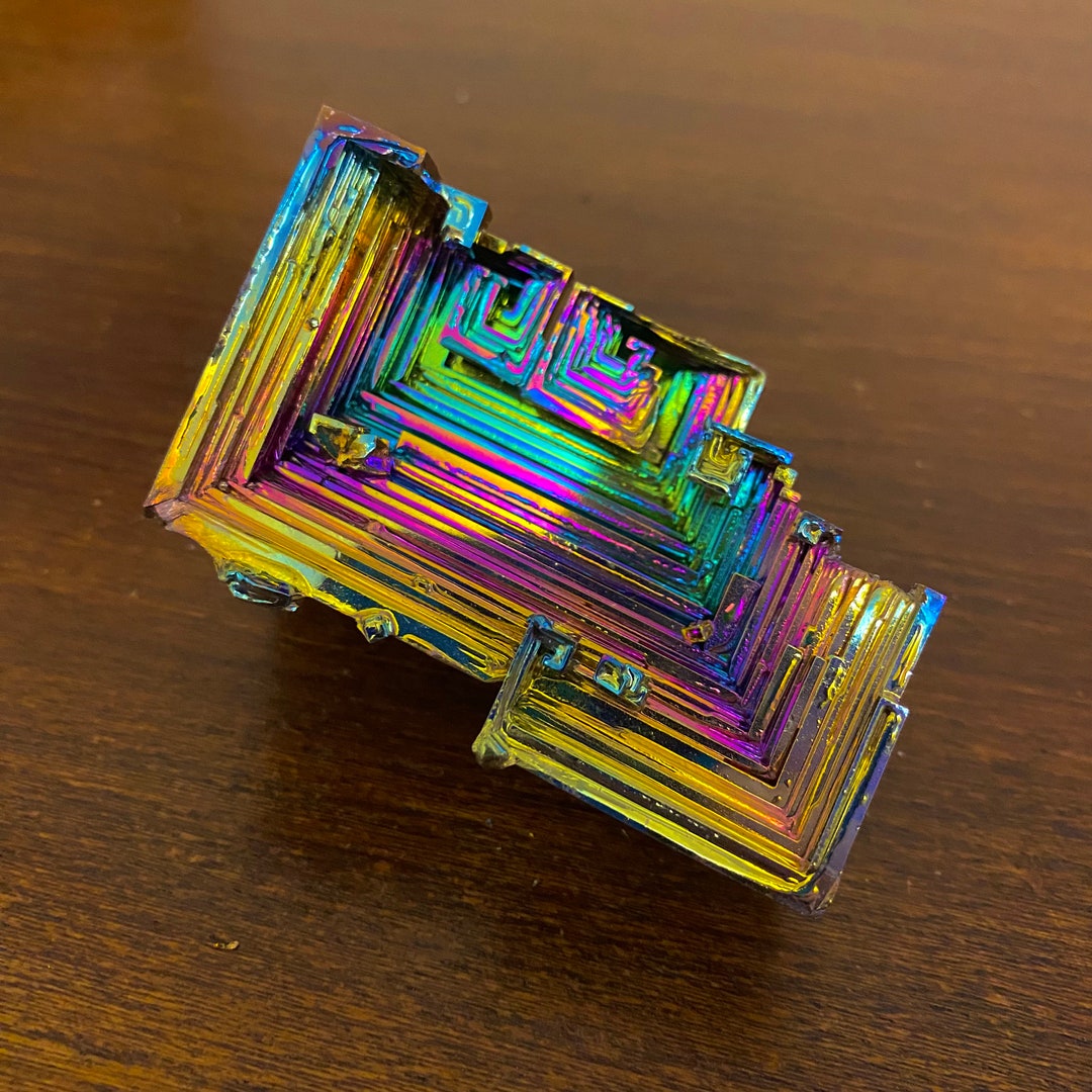 Beautiful Very Large Colorful Bismuth Crystal - Quantity - 1 - Size ...