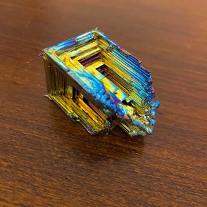 Beautiful Large Colorful Bismuth Crystal - Quantity - 1 - Size - 5.4cm ...