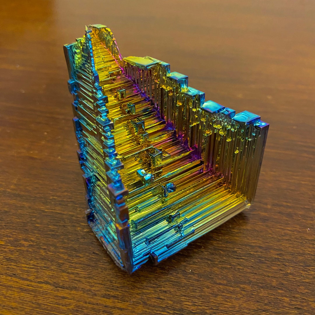 Beautiful Very Large Colorful Bismuth Crystal - Quantity - 1 - Size ...
