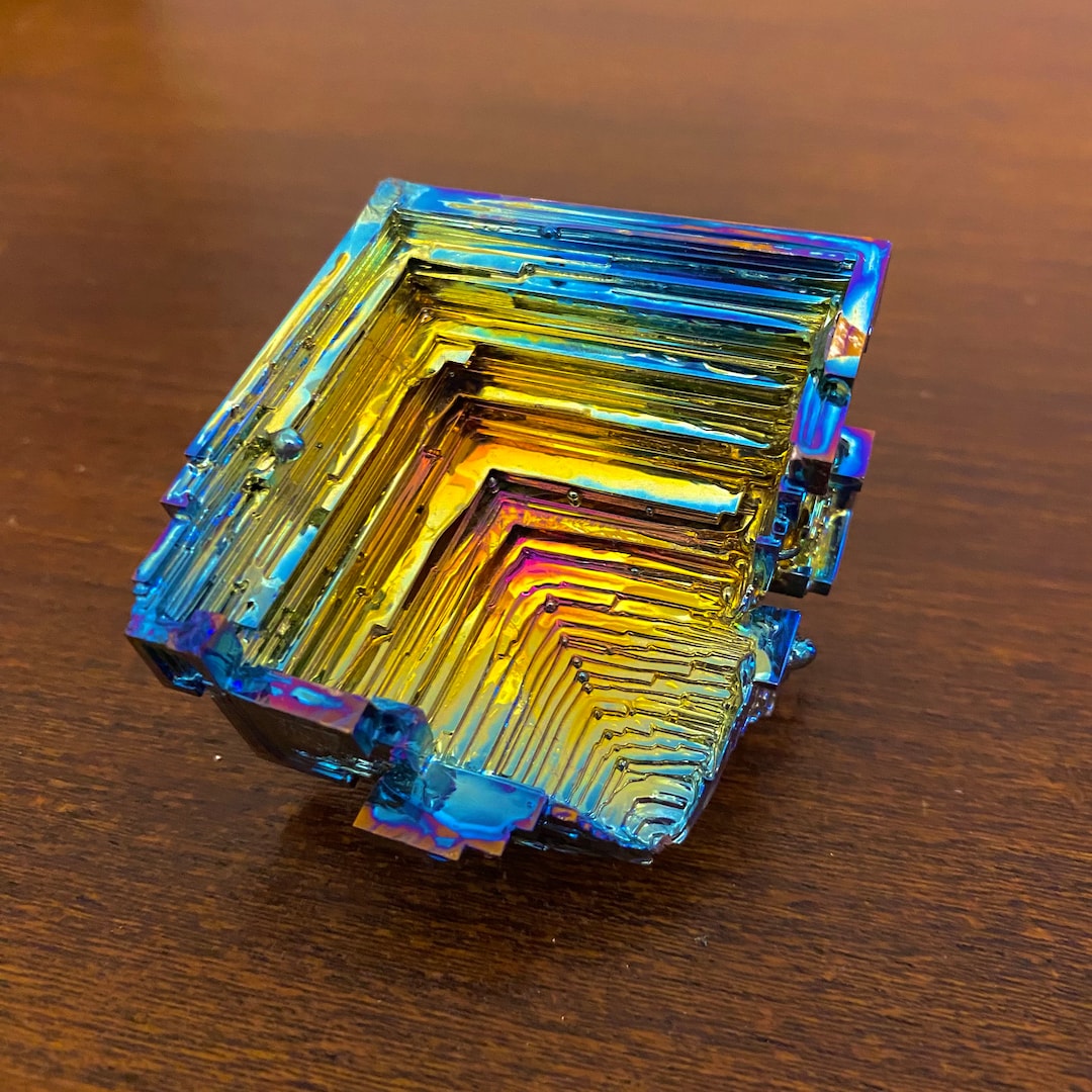Beautiful Large Colorful Bismuth Crystal Quantity 1 Size - Etsy