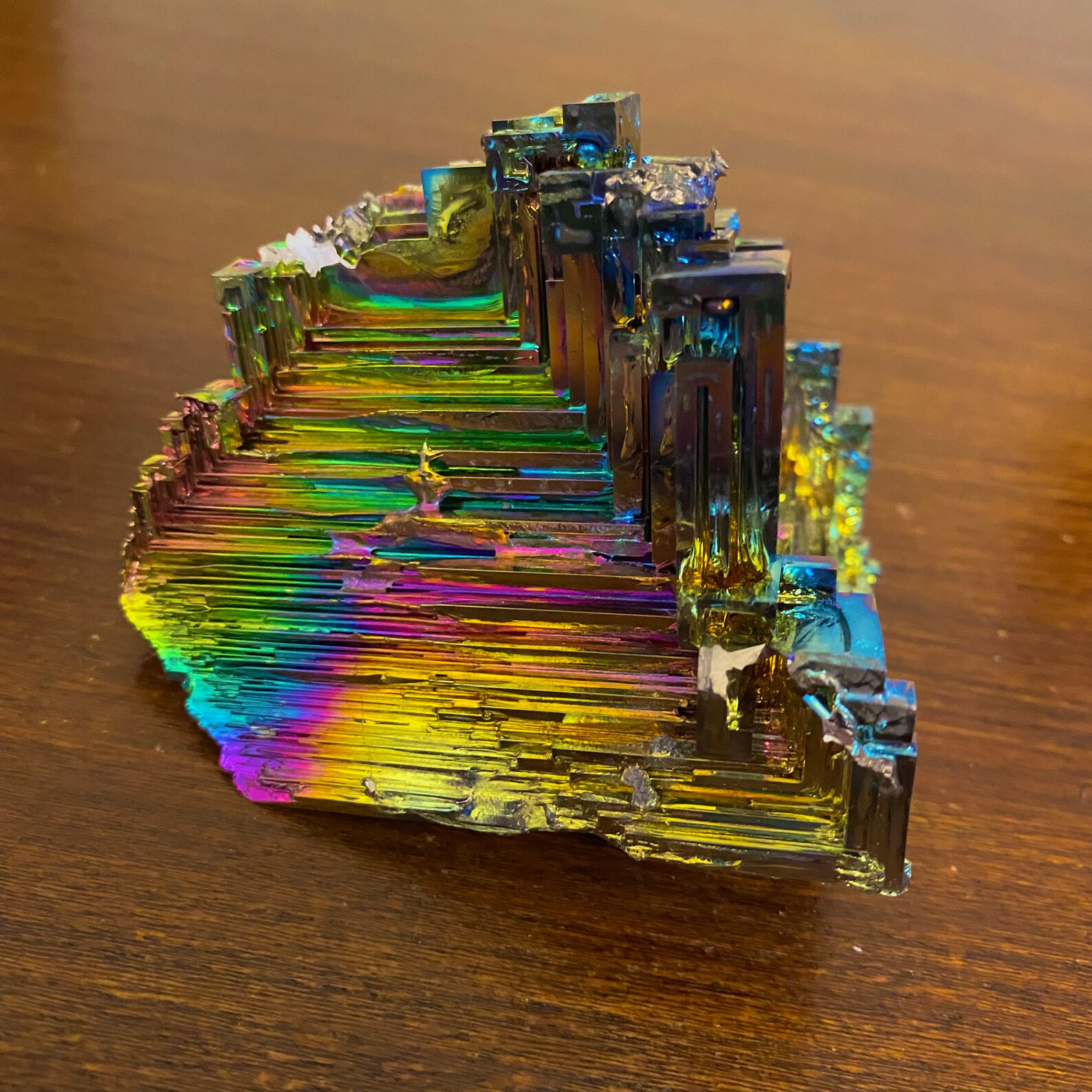 Beautiful Very Large Colorful Bismuth Crystal - Quantity - 1 - Size - 9 ...