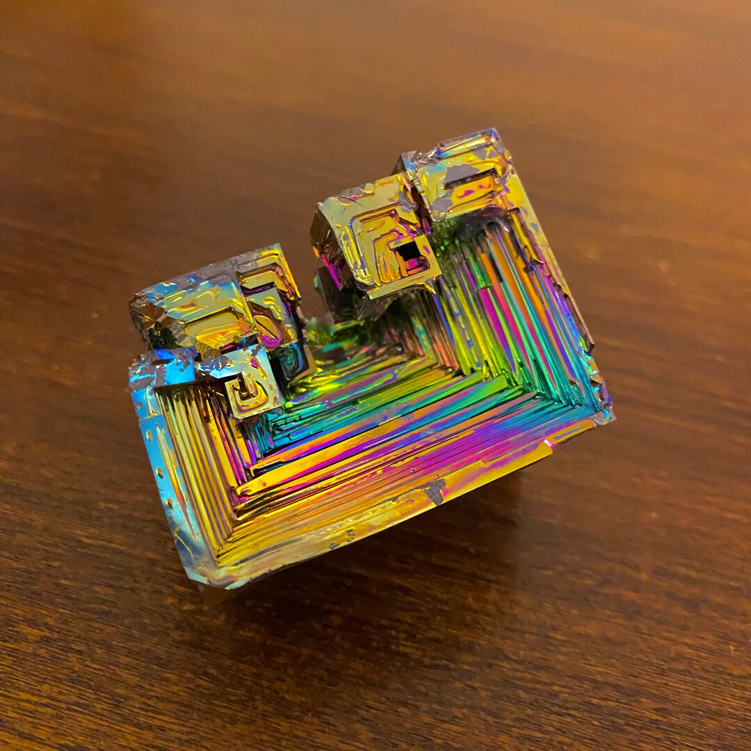 Beautiful Very Large Colorful Bismuth Crystal - Quantity - 1 - Size ...