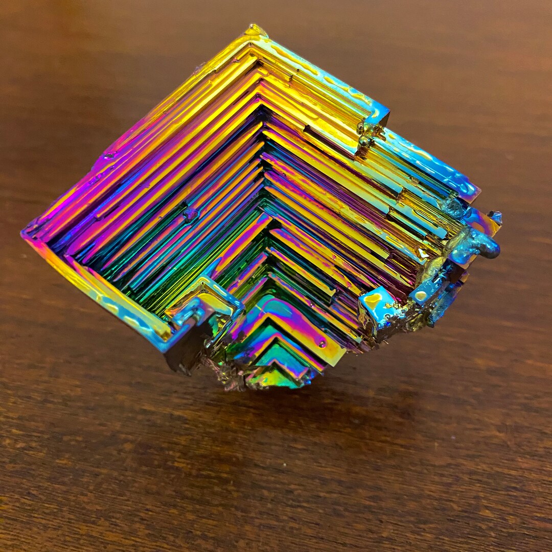 Beautiful Very Large Colorful Bismuth Crystal - Quantity - 1 - Size ...