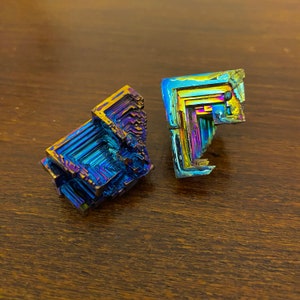 Beautiful Medium Colorful Bismuth Crystals - Quantity - 2 - Size - 3 ...