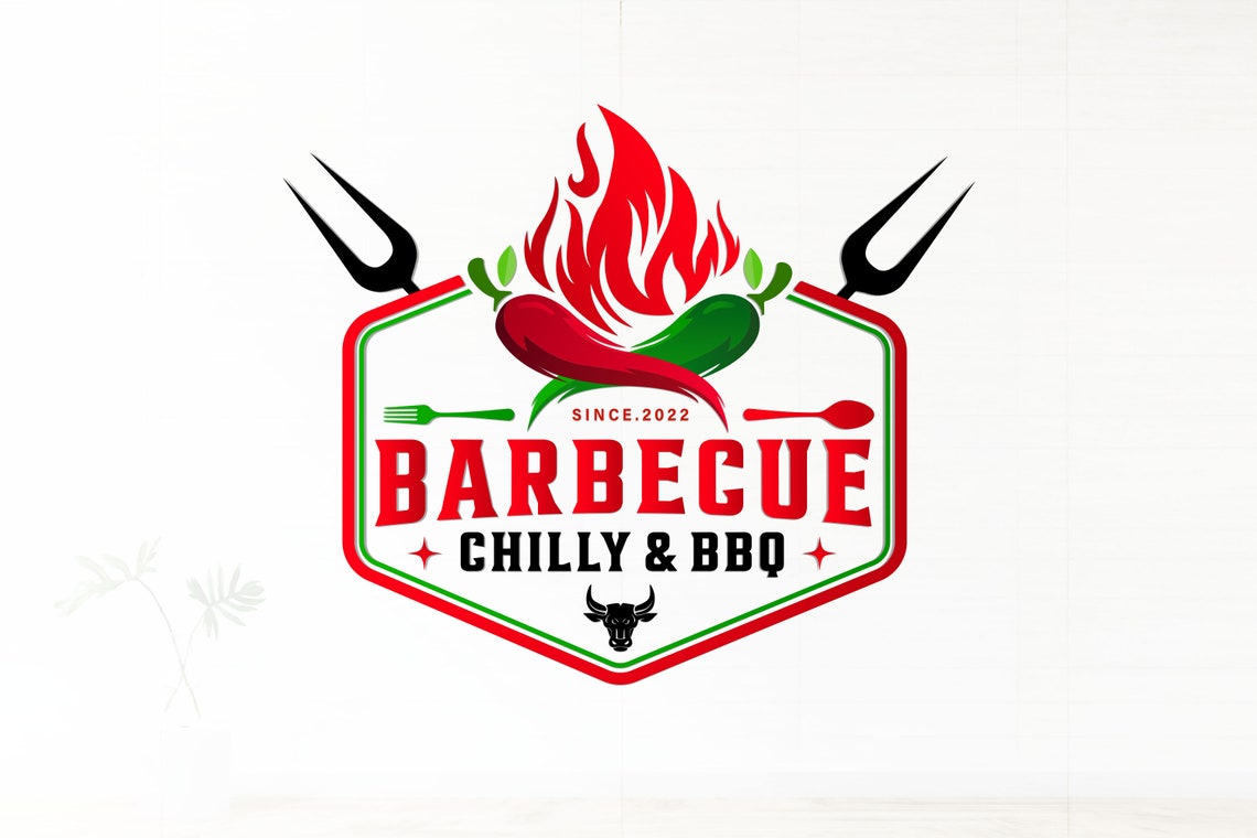 Restaurant Logo BBQ Logo Food Logo Kitchen Logo Bar - Etsy