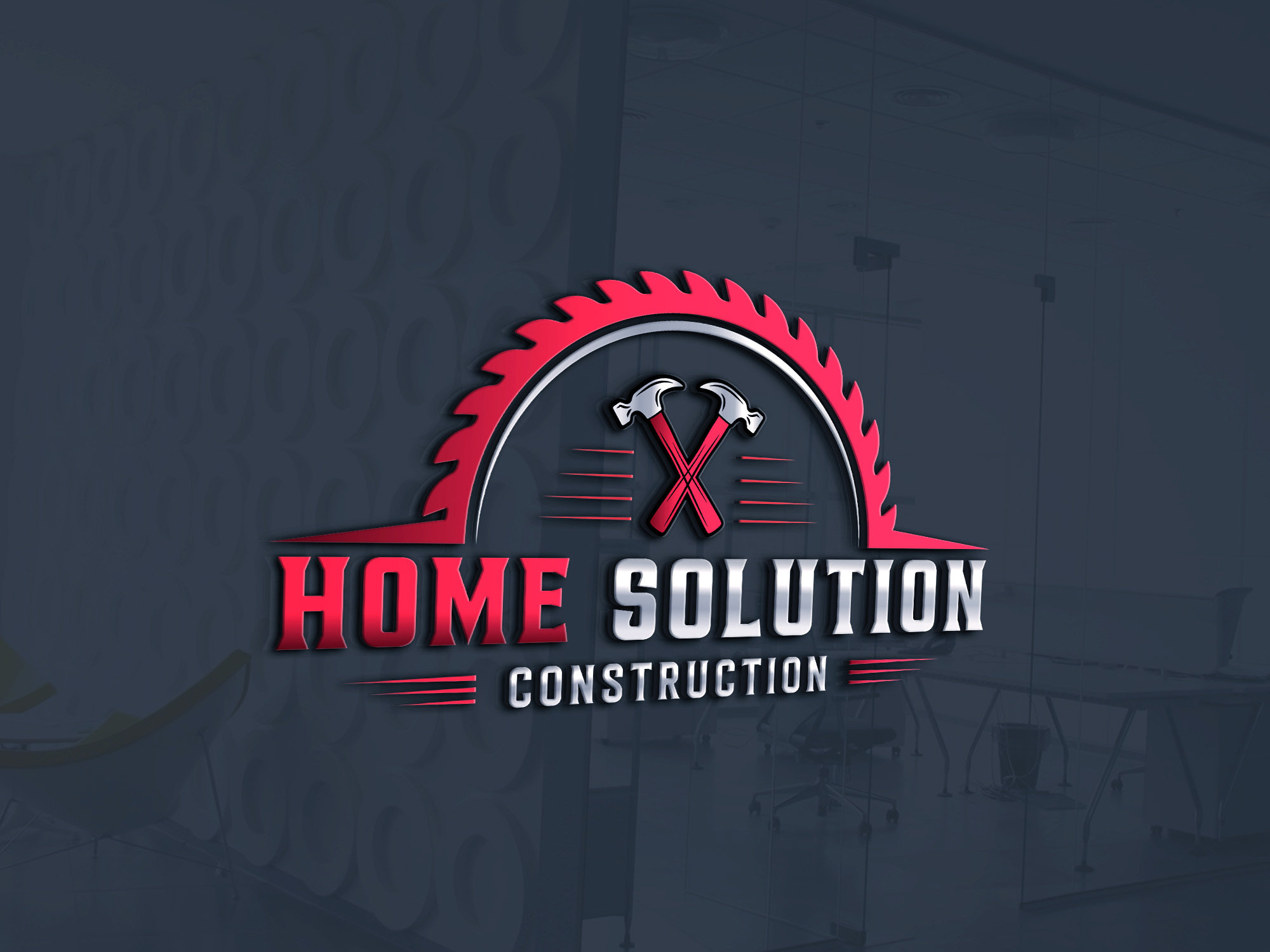Construction Logo Design | Hammer Logo | Handyman Logo | Roofing Logo ...
