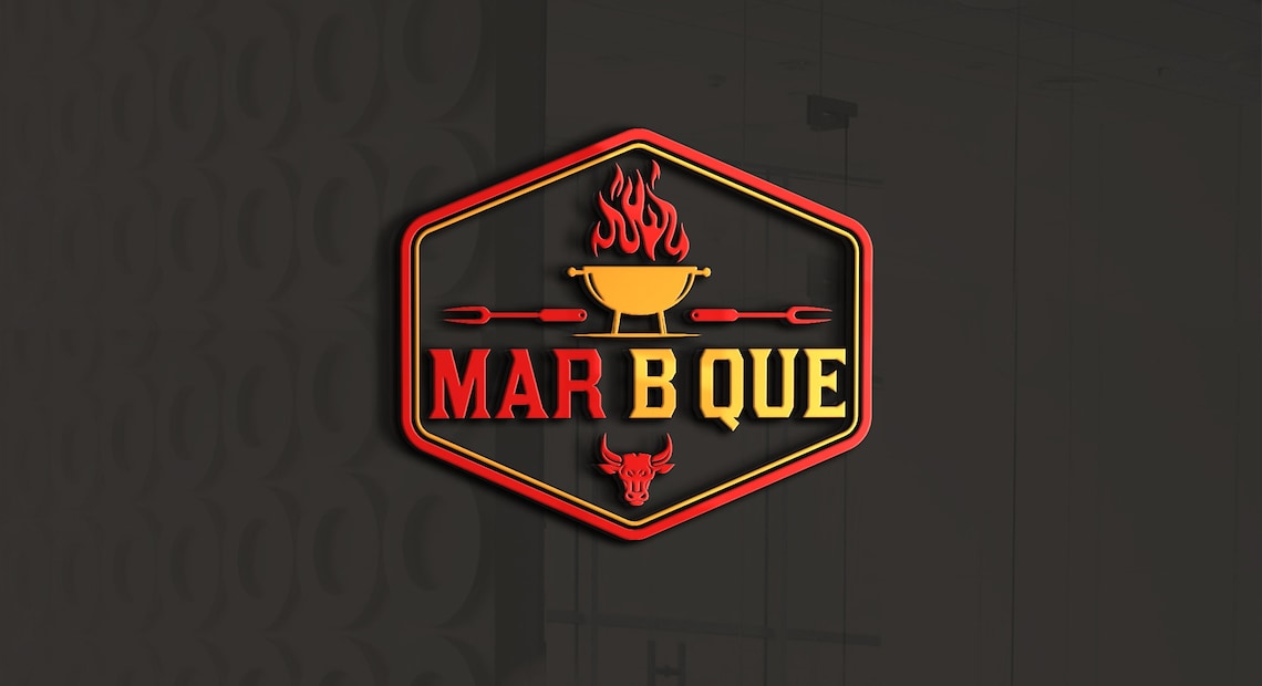 I Will Design 3d Restaurant Logo, Food Logo, Bar Logo, Bbq Logo ...