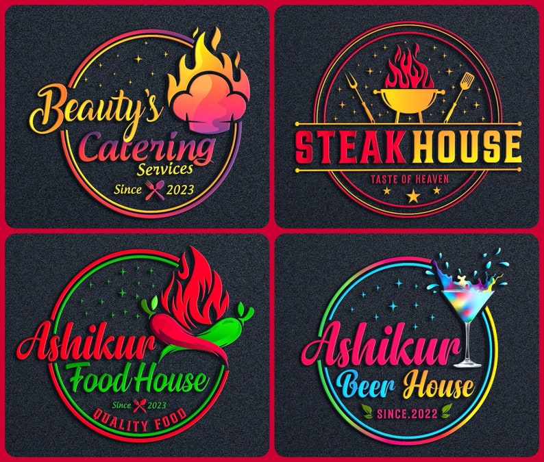 Custom Restaurant Logo | Restaurant Logo Design | Restaurant Business ...