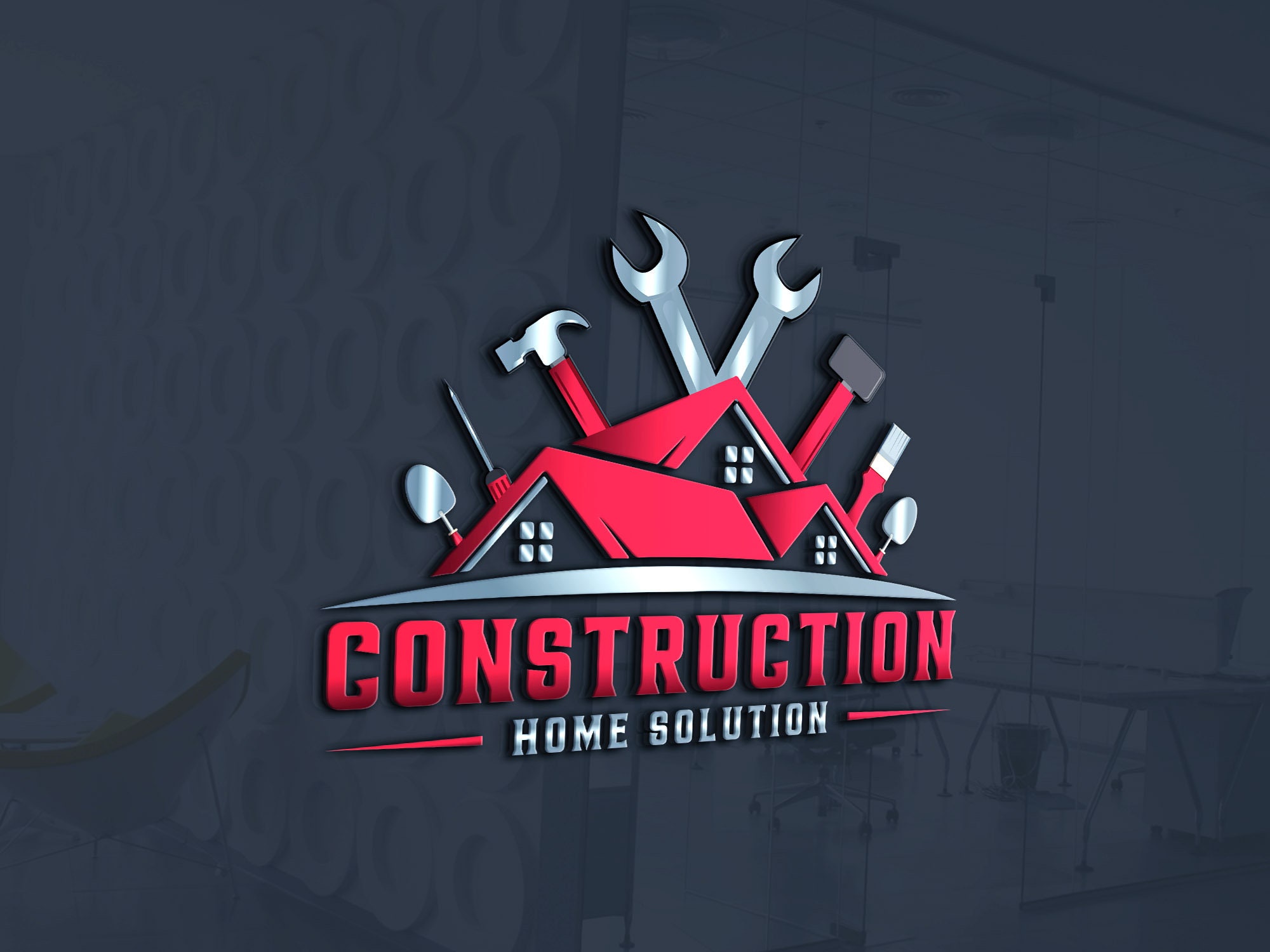 Construction Logo | Handyman Logo | Construction Logo Design | Roofing ...