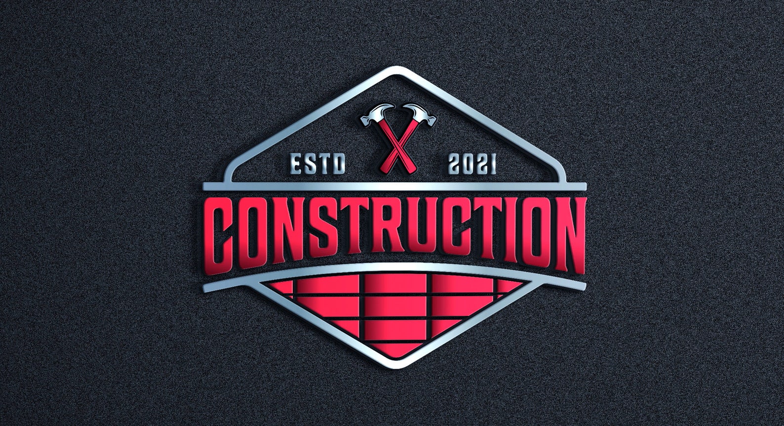Custom Construction Logo Construction Logo Design Hammer - Etsy