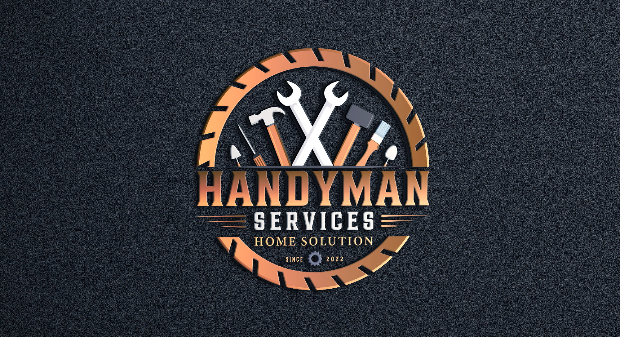Handyman Service Logo Design Home Remodeling Home - Etsy
