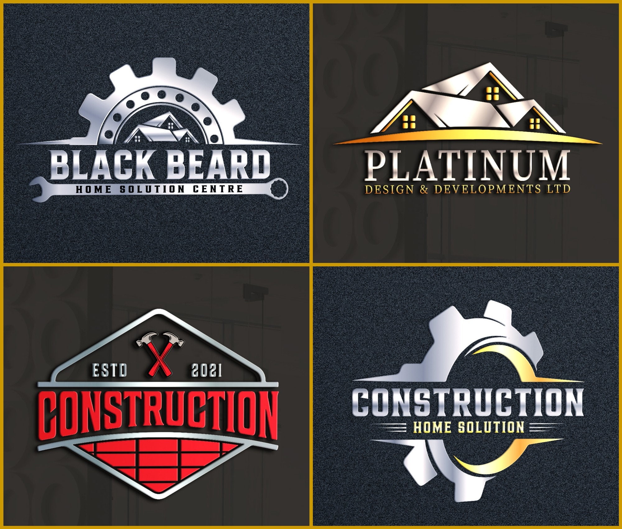 I Will Design Plumbing Logo, Construction Logo, Real Estate Logo ...
