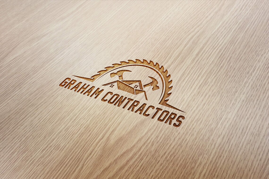Custom Construction Logo | Construction Logo Design | Hammer Logo ...