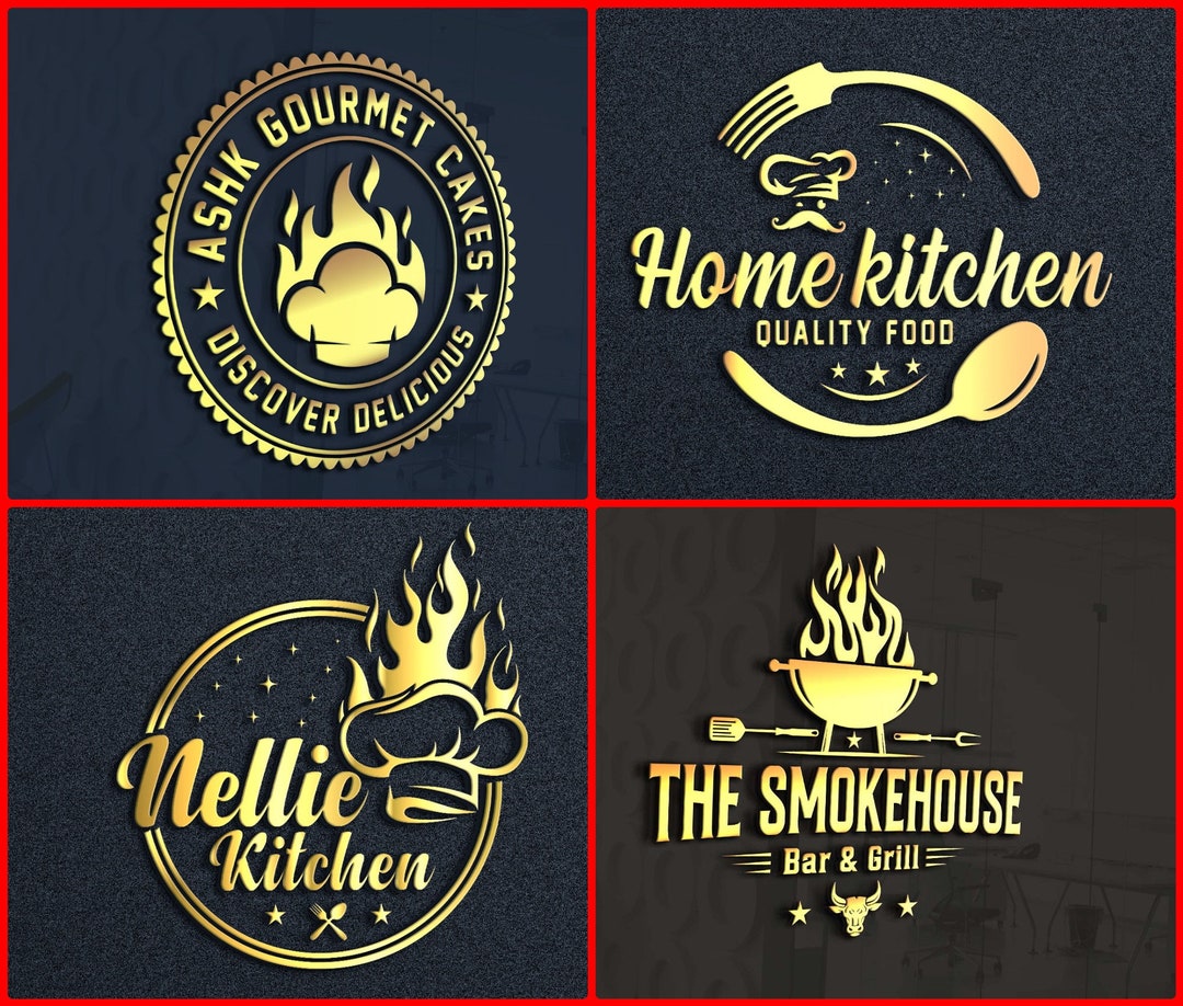Custom Restaurant Logo Design | Restaurant Logo | Food Logo | Fast Food ...
