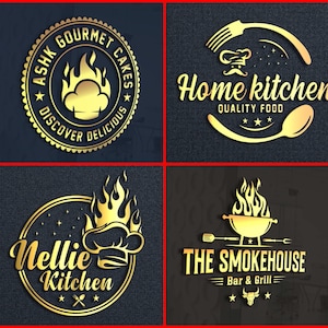 Custom Restaurant Logo Design | Restaurant Logo | Food Logo | Fast Food ...