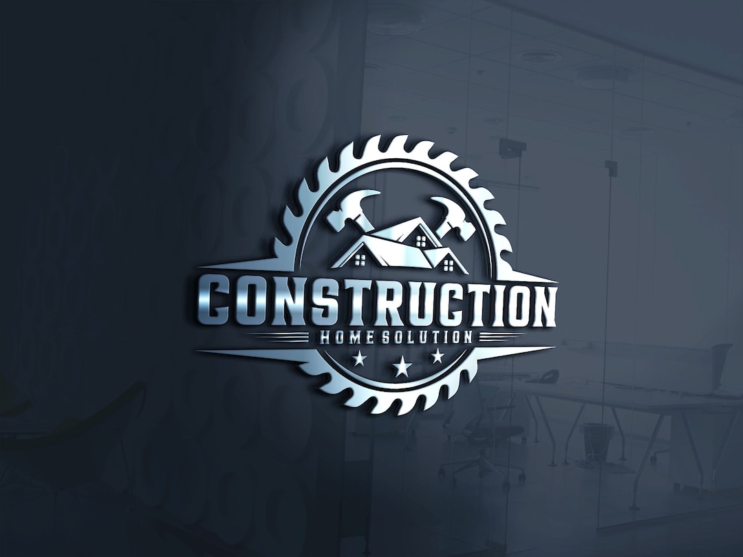Custom Construction Logo | Handyman Logo | Roofing Logo | Builders Logo ...