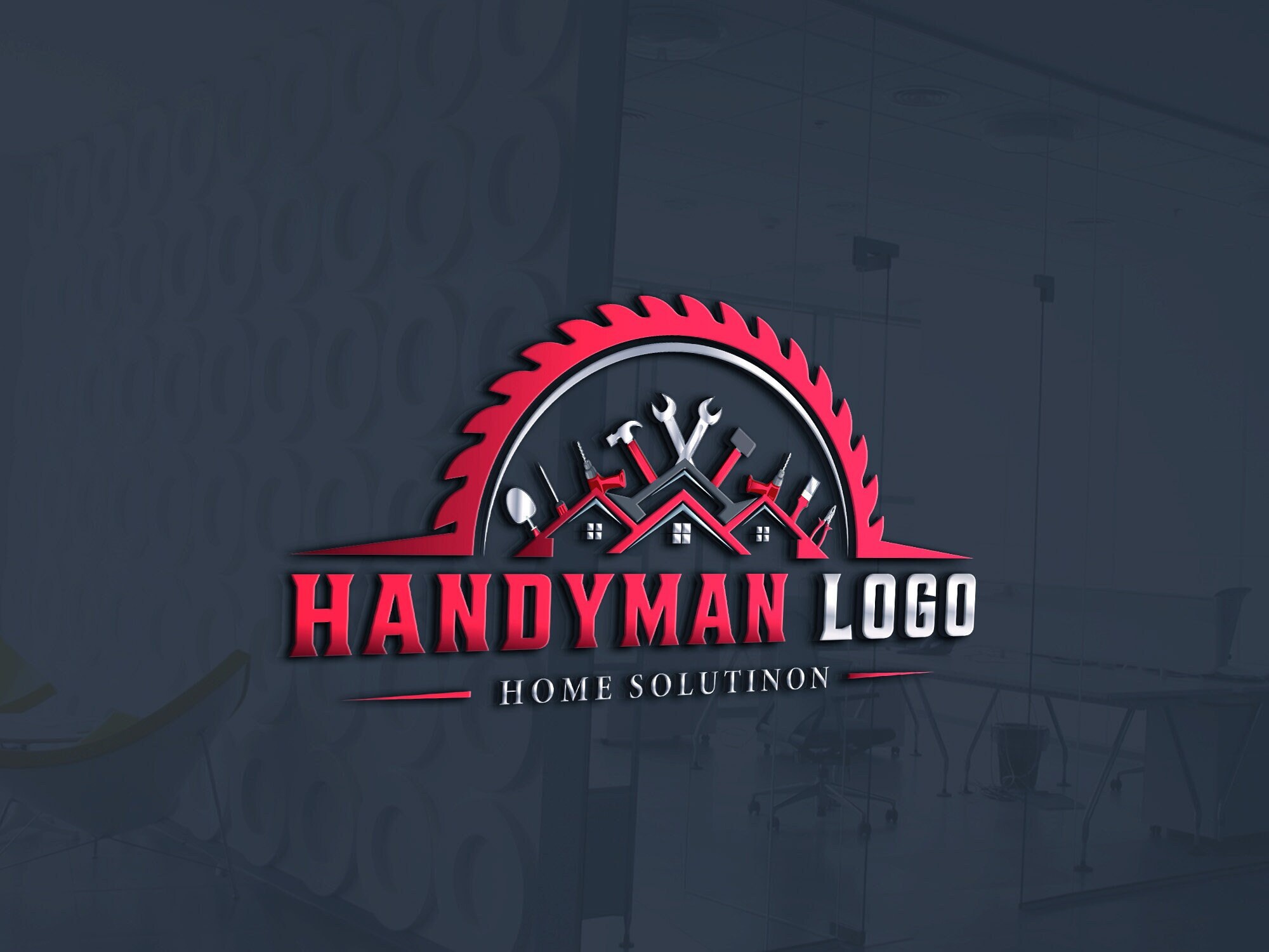 Construction Logo Handyman Logo Handyman Services Home Repair Home ...