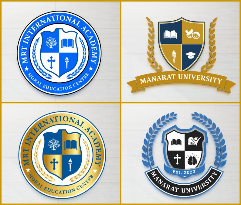 I Will Design Custom Education Logo, Collage Logo, University Logo ...