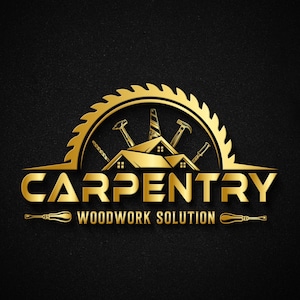 Modern Carpenter Logo | Carpentry Logo | Woodworking Logo | Woodshop ...